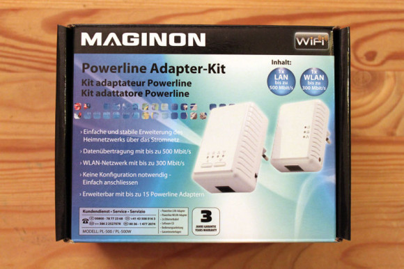 Internet via Steckdose- MAGINON POWERLINE ADAPTER als Angebot bei Aldi ...